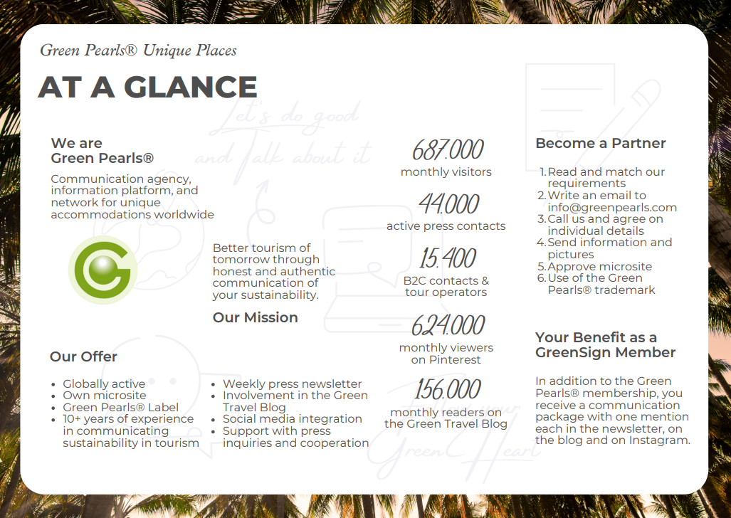 Membership Green Pearls - GreenSign Institut